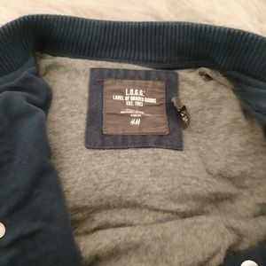 H&M | Jackets & Coats | Hm Boys Varsity Jacket | Poshmark